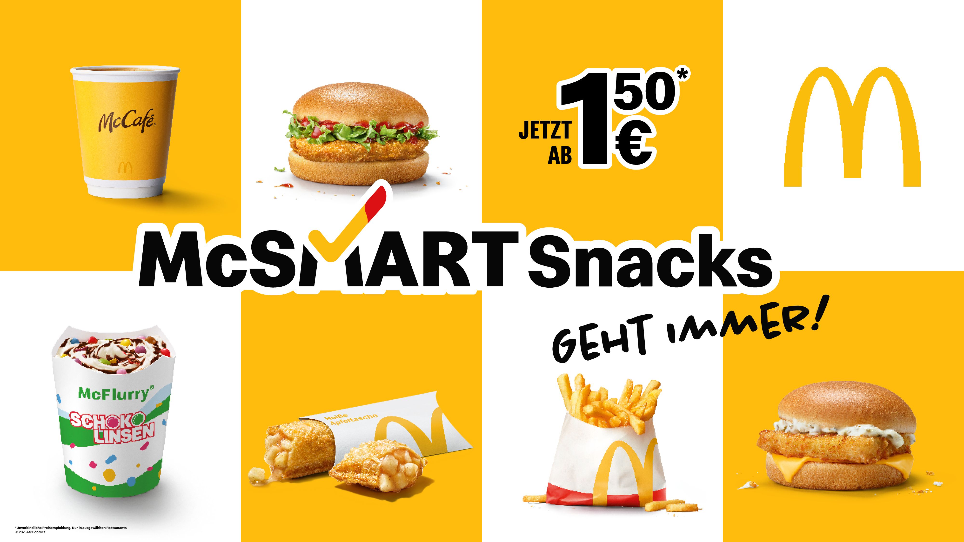 McDonald's Deutschland: All das mit den neuen McSmart Snacks ...